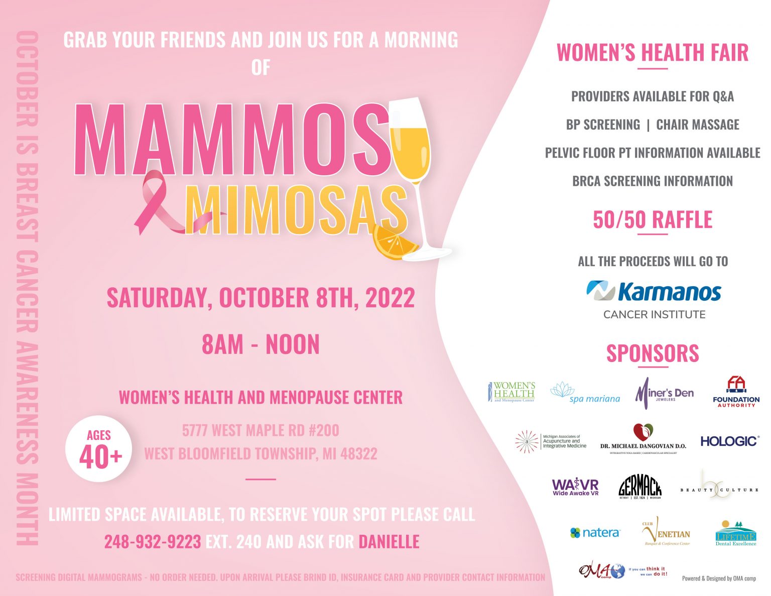 Mammos & Mimosas - Women's Health and Menopause Center