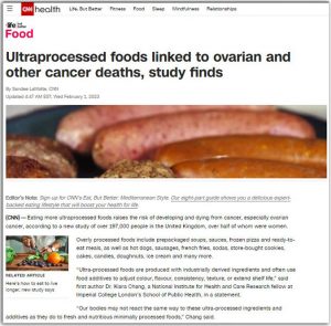 Ultraprocessed Foods Linked To Ovarian and Other Cancer Deaths - Women ...